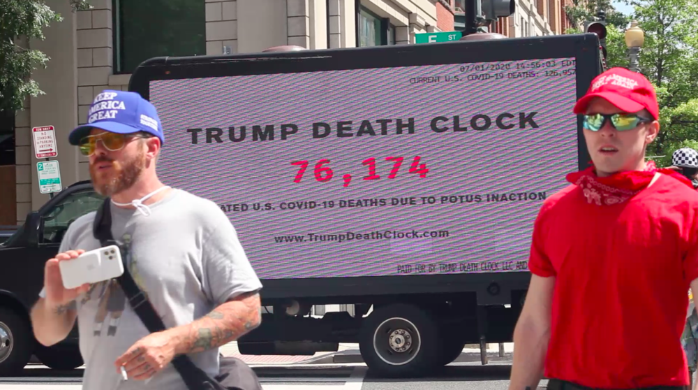Trump Death Clock Circles White House, Trump International Hotel During ...